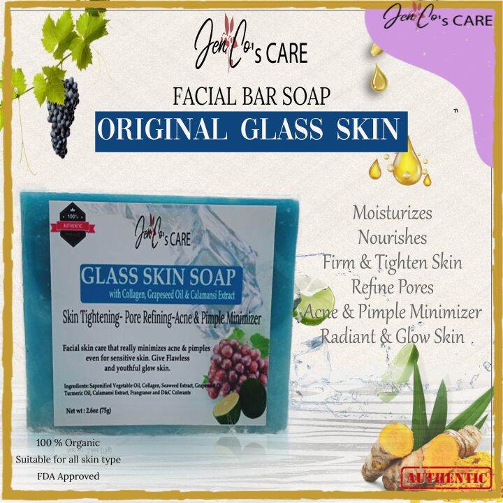 Glass Skin Soap 135 grams by JenCo's CARE- Glass Skin Soap Pampaputi : Sabon na nakakaputi ng ...