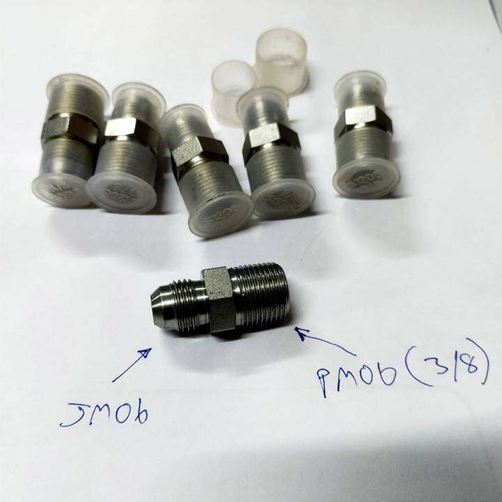 HYDRAULIC ADAPTER JM06-PM06 ข้อต่อตรงสายไฮดรอลิคแบบเกลียว 3/8 | Lazada.co.th