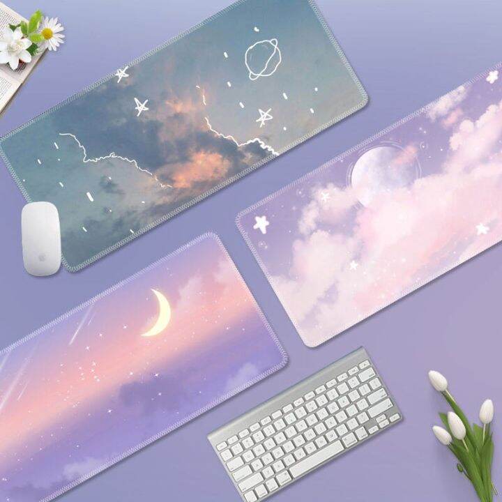 Cute Mousepad Large Game Mousepad Computer Desk Pads Locking Edge Table ...