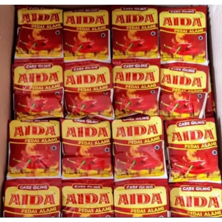 Cabe Giling Aida 25gr Sachet Cabai Bubuk Chili Powder | Lazada Indonesia