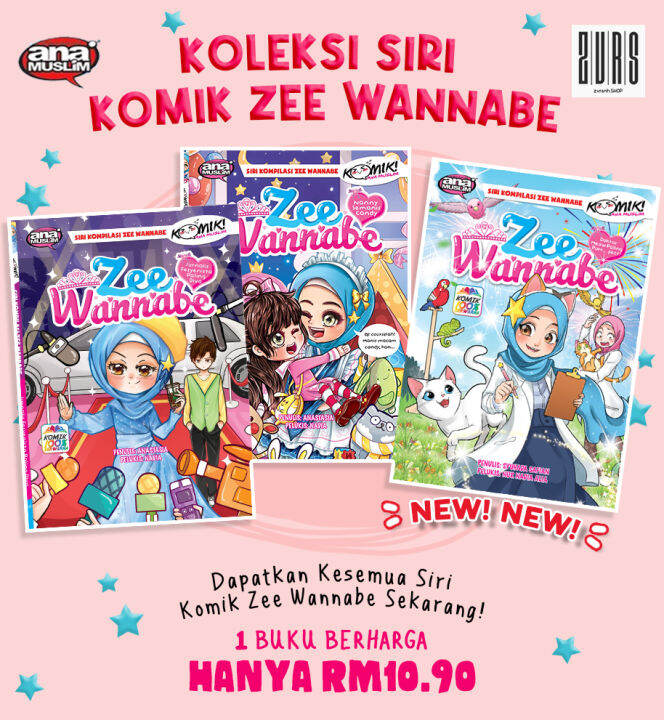 Koleksi Siri Komik ZEE WANNABE - Komik Kanak-kanak Ana Muslim | Buku ...