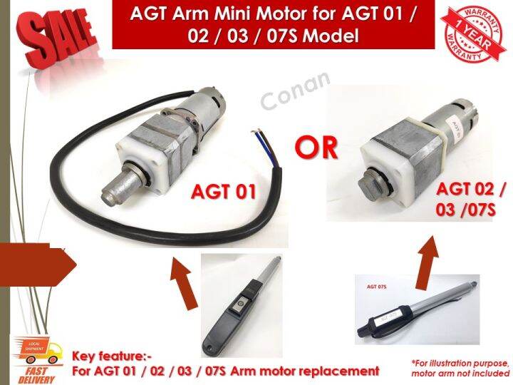 AGT Autogate Mini Motor Repalcement for AGT 01 / AGT 02 / AGT 03 / AGT 07S | Lazada