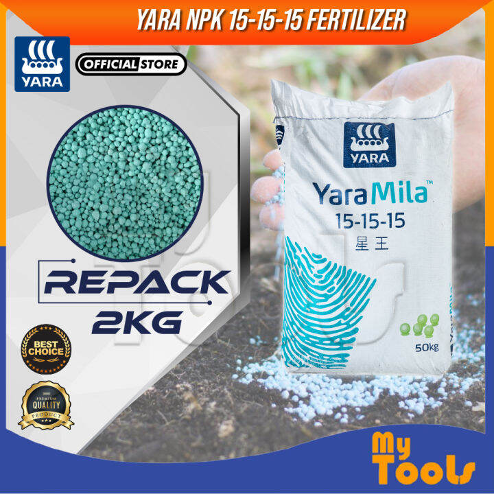 Mytools YaraMila 15-15-15 (2KG) Baja YaraMila Compound Fertilizer Yara ...