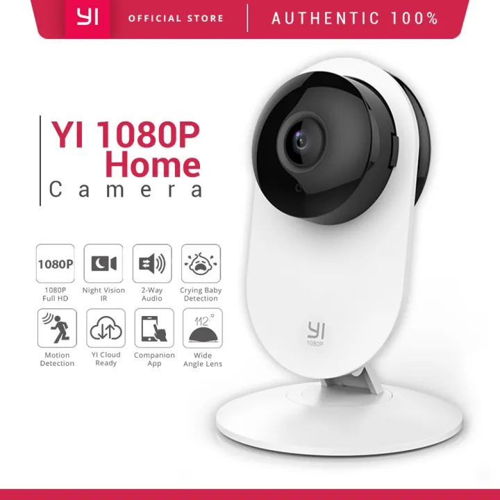 Yi Home Camera 1080P FHD CCTV IP Camera 2way Audio Night Version Baby ...