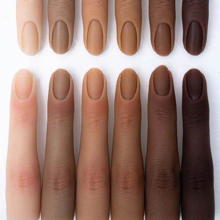 EXCES Nail Salon Nail Art Training Joints Bendable Practice Accessories ...