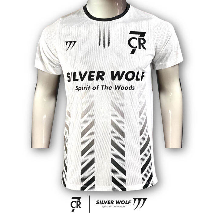 SILVER WOLF SPORT Football Shirt เสื้อฟุตบอลชาย เสื้อกีฬา ผ้าพิมพ์ลาย ...
