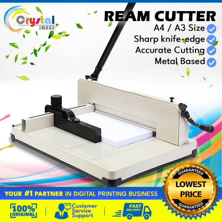 OFFICOM Ream Cutter A4 / A3 Size Metal Based Paper Cutter (Book Binding ...