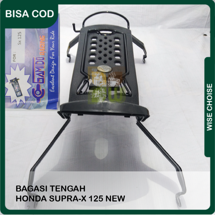 Bagasi Tengah Supra-X 125 New Honda Batman Rak Besi Jepit Kuat | Lazada ...