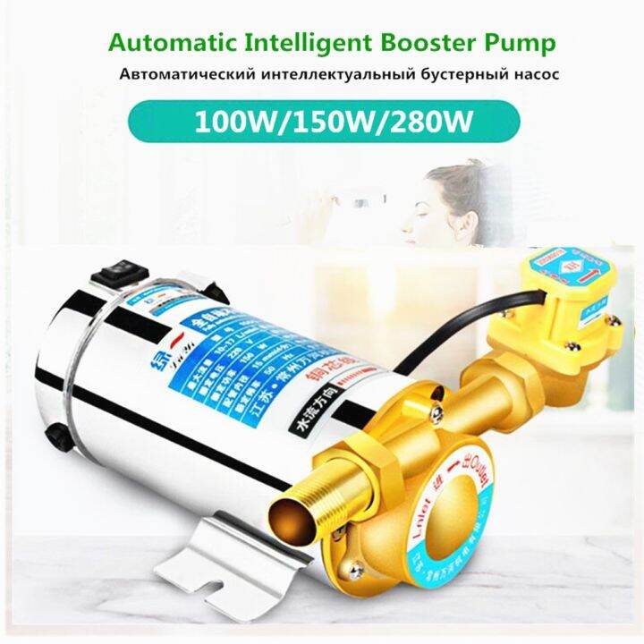 Pompa Pendorong Tekanan Air Booster Pump 100Watt Mesin Pompa Otomatis ...