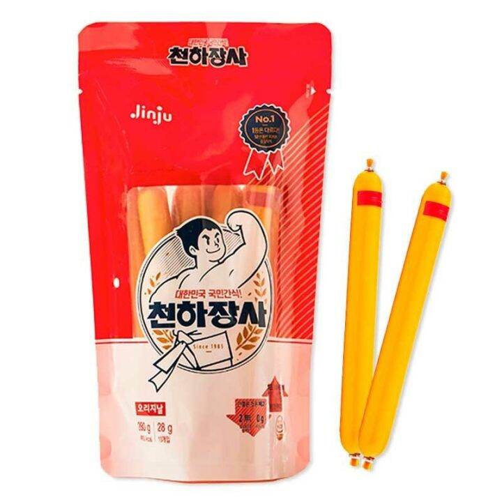 Jinju Korean Cheese Sausage Snacks 28g x 10pcs (Ready to Eat) | Lazada PH