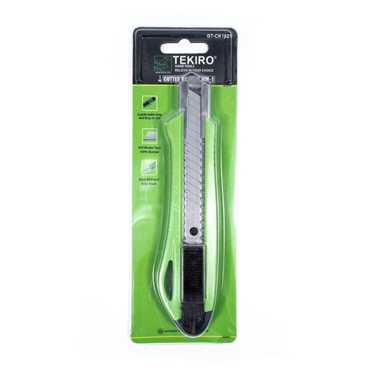 tekiro PISAU CUTTER TEKIRO CUTTER KNIFE 18mm-1 GT-CK1821 18mm-1 cutter ...