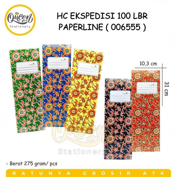 1 PCS HARD COVER EKSPEDISI 100 LBR PAPERLINE/BUKU EKSPEDISI 100 LEMBAR ...
