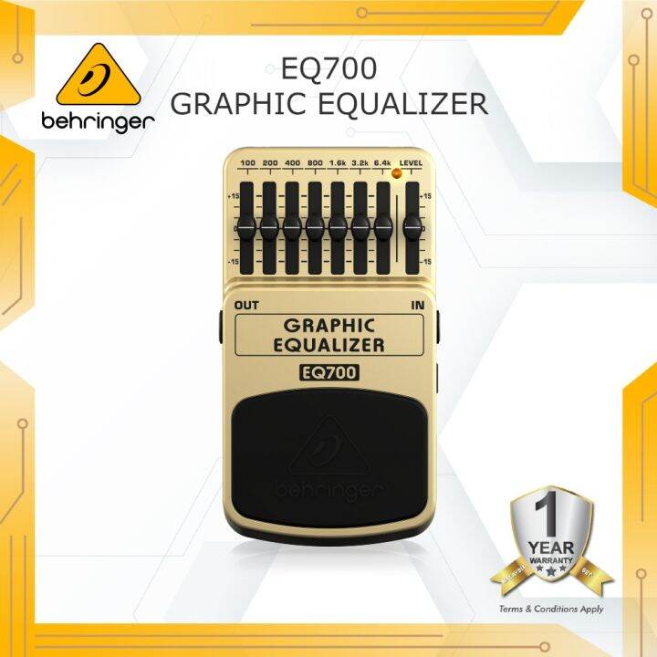 [100% AUTHENTIC] BEHRINGER GRAPHIC EQUALIZER EQ700 Ultimate 7-Band ...