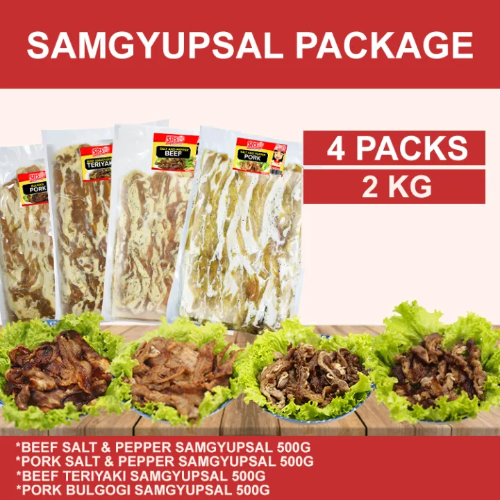 SAMGYUPSAL PACKAGE 1.5KGS (GOOD FOR 5-6 PERSONS) | Lazada PH