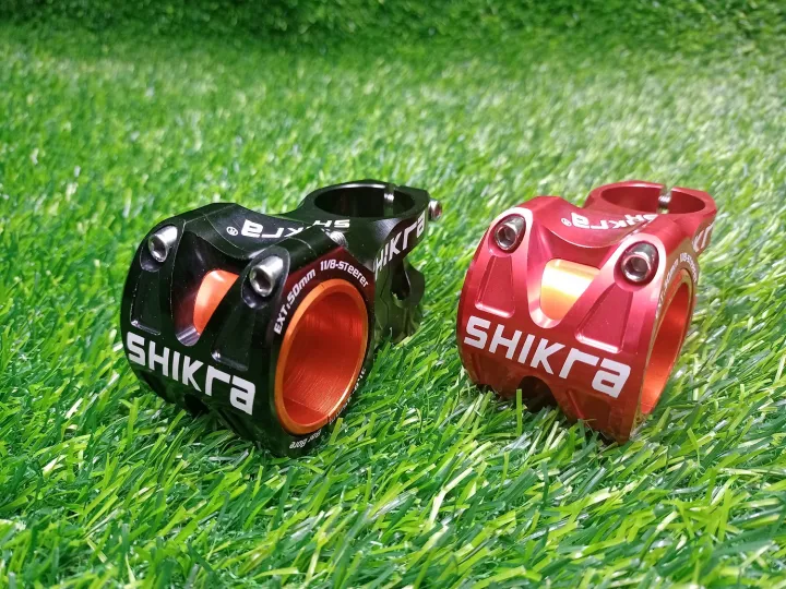 SHIKRA Short Stem Alloy MTB Aluminum Bike Bicycle Stems 50MM Fixed ...