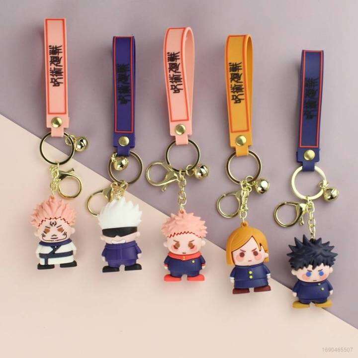 Jujutsu Kaisen Keychain Bag Pandant Keyring Gojo Satoru Anime Silica ...