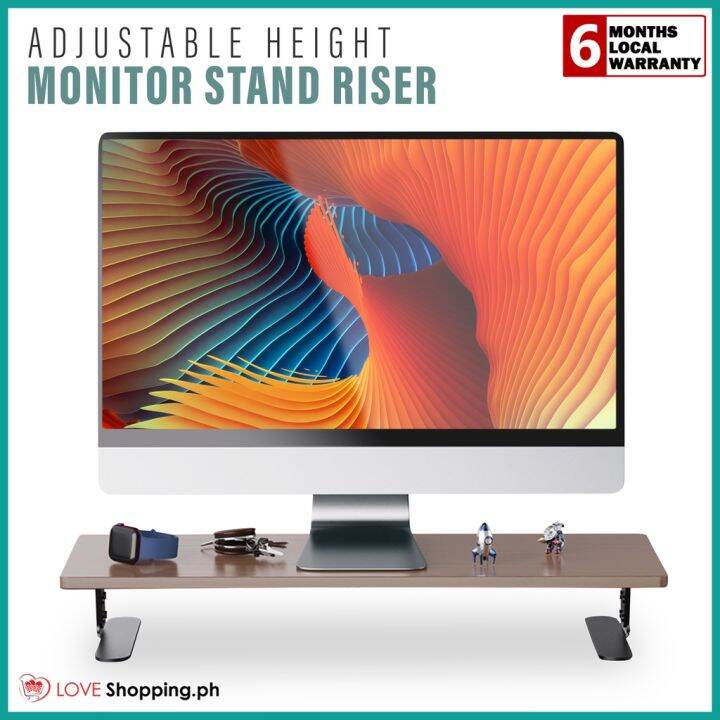 【COD】 Universal Monitor Stand Riser Adjustable Height Computer Monitor ...