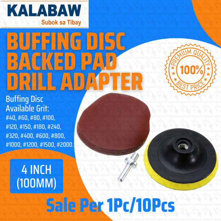 Velcro Sanding Disc Drill Adapter Hook Loop Sander Backer Pad Polishing ...