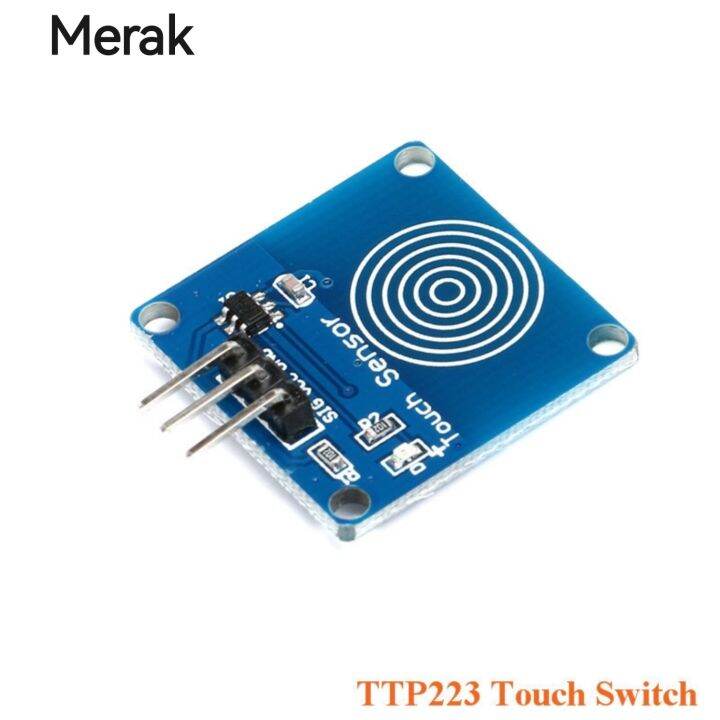 TTP223Bเซ็นเซอร์สัมผัสแบบดิจิตอลCapacitive TTP223สวิตช์สัมผัสModule ...