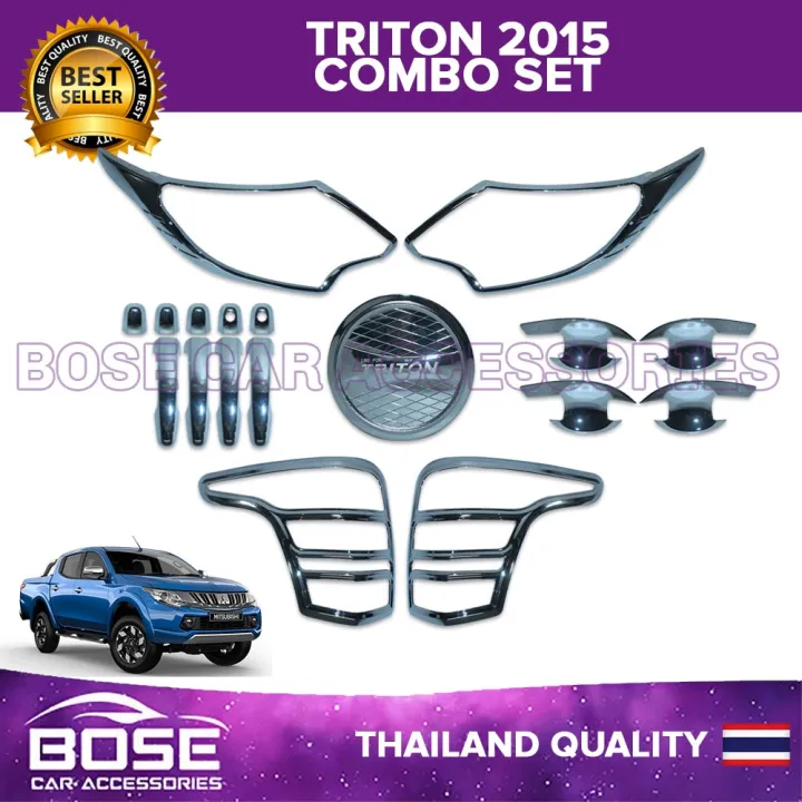 Mitsubishi Strada Garnish Cover Set Black 2015 - 2021 / Strada ...