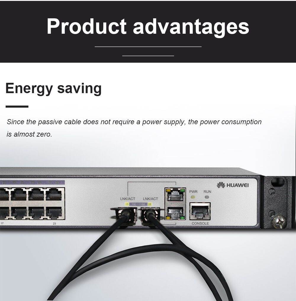 ใหม่เอี่ยม10Gb SFP + สายDAC 10G SFP + SFP Module TransceiversสายDAC 1/2 ...