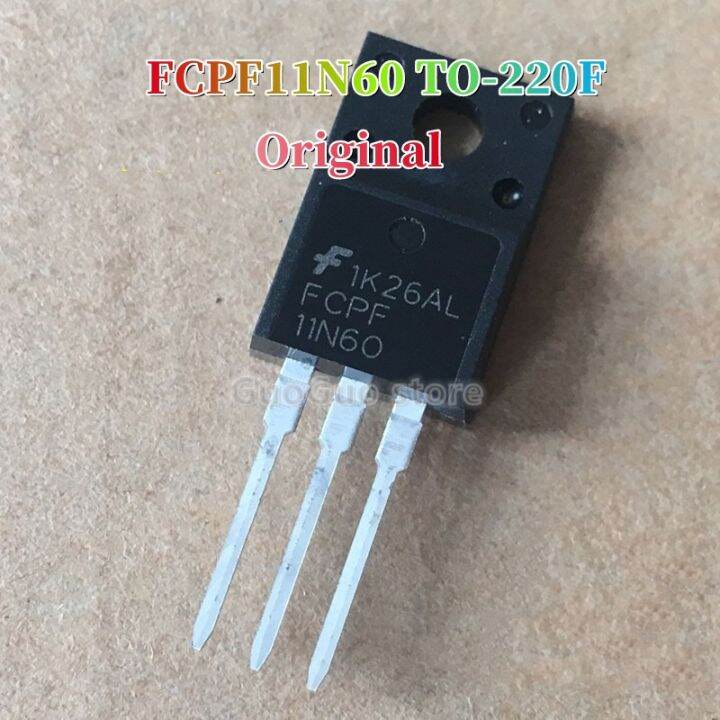 5pcs Original FCPF11N60 TO-220F FCPF 11N60 TO220F 11A/600V N-channel MOSFET Transistor New ...