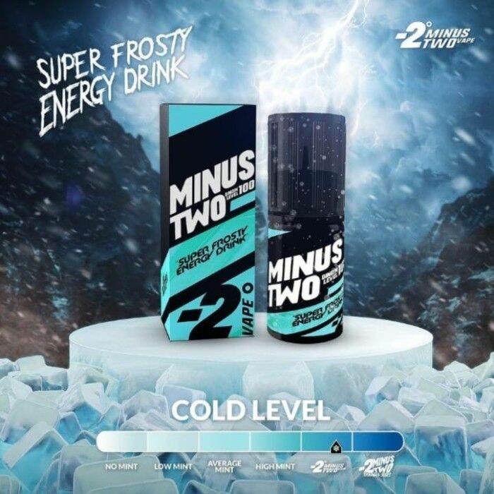 Minus Two V1 Super Frosty Energy Drink Salt Nic 30ML - Liquid Minus 2 | Lazada Indonesia