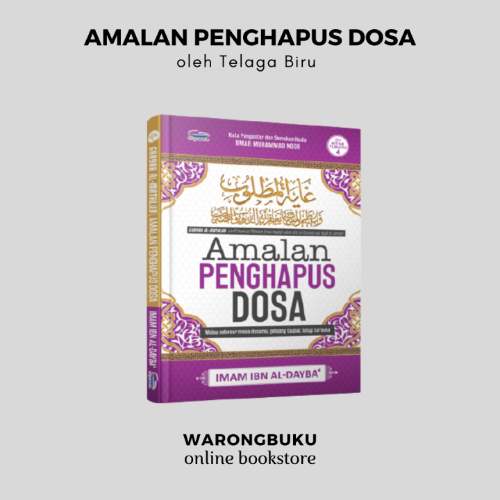 Telaga Biru - Amalan Penghapus Dosa (Hard Cover) | buku agama telaga biru | Lazada