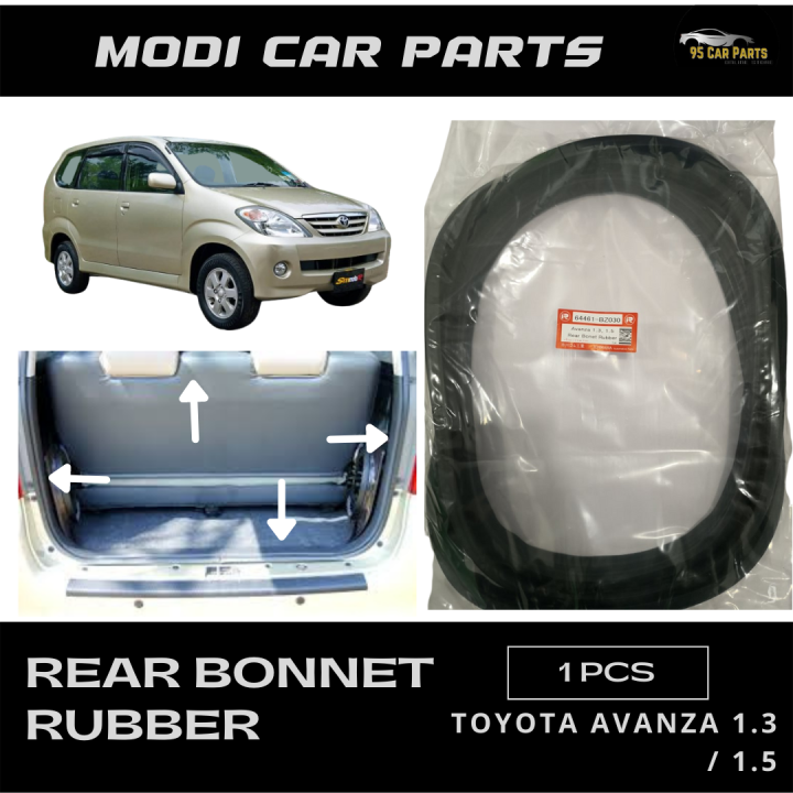 ModiCarparts Toyota Avanza 1.3 / 1.5 Rear Bonnet Rubber (ICHIKAWA ...