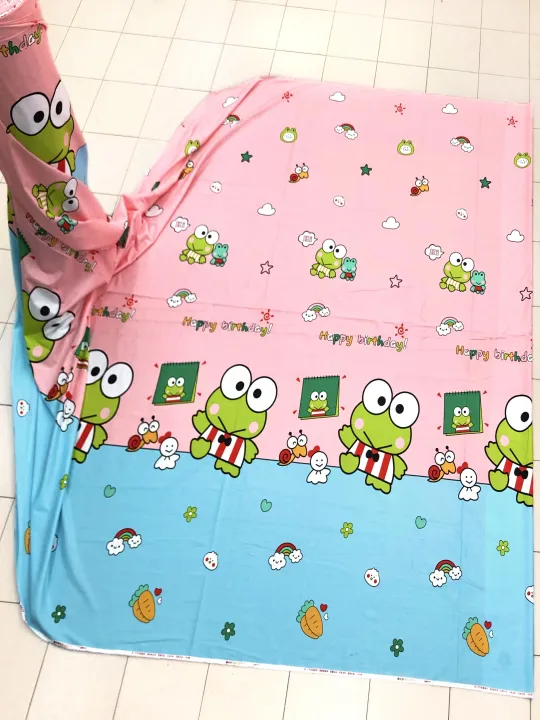Kain Cotton Cadar Corak Katak Comel (92 inci lebar) | Lazada