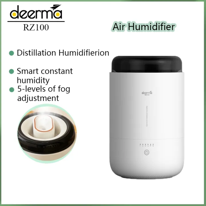 【factory outlet】 Deerma RZ100 Air humidifier Distillation diffuser household humidifier for ...