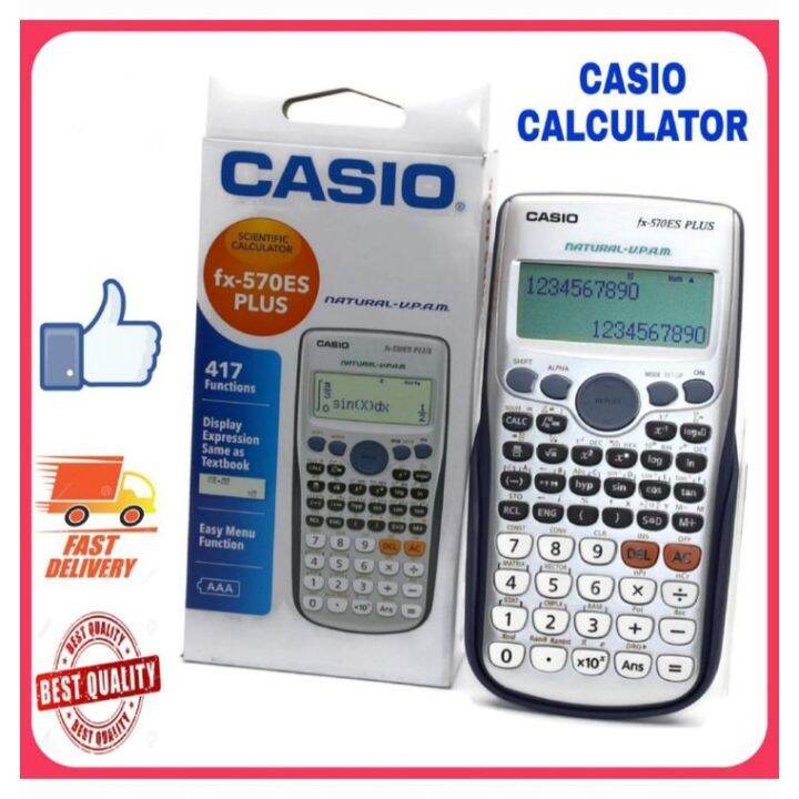 Scientific Calculator FX-570ES PLUS FX570ES PLUS With 417 Function | Lazada