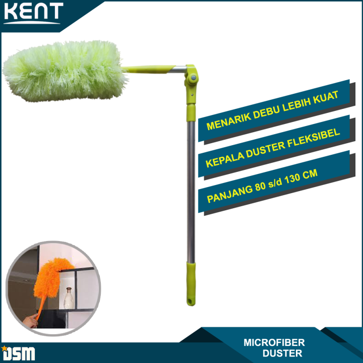 Kent / Microfiber Duster / Kemoceng Microfiber Dapat Dipanjangkan 80 ...
