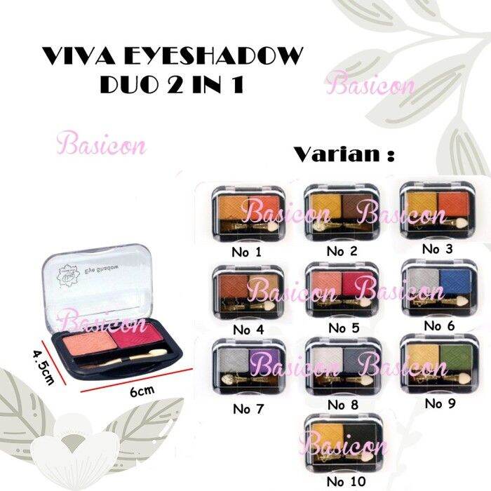 VIVA EYESHADOW DUO ORIGINAL - DUO 1 | Lazada Indonesia
