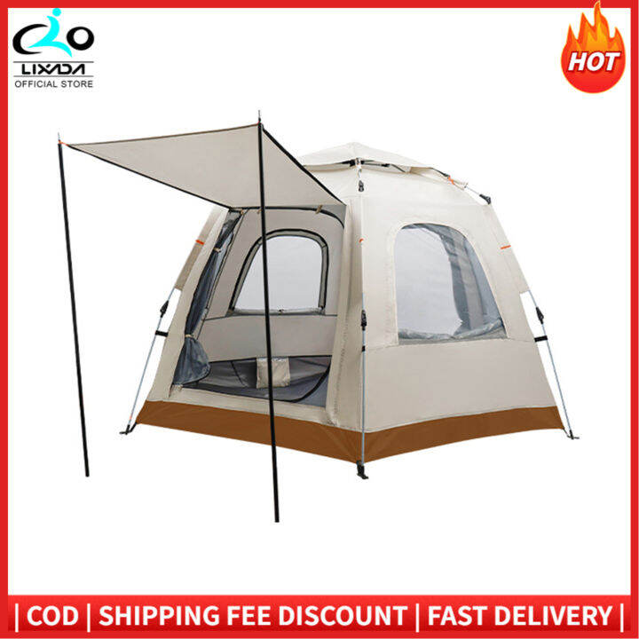 Outdoor Camping Picnic Automatic Quick Open Tent Waterproof Sunshine ...