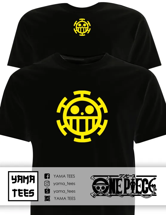 ONE PIECE HEART PIRATES LOGO T SHIRT - YAMA TEES | Lazada PH
