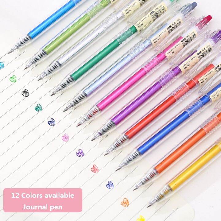 9/10/12 Colors color pen Retractable Gel Pens Colorful pens DIY ...