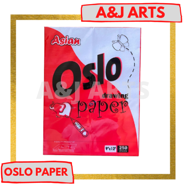 Oslo Paper Sold Per Ream Drawing Paper For Kids 9x12 250 sheets 250 pcs ...