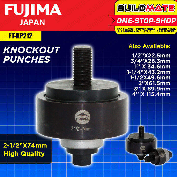FUJIMA JAPAN Knockout Die Punch Punches 2-12 x 74mm FT-KP212 •BUILDMATE• | Lazada PH