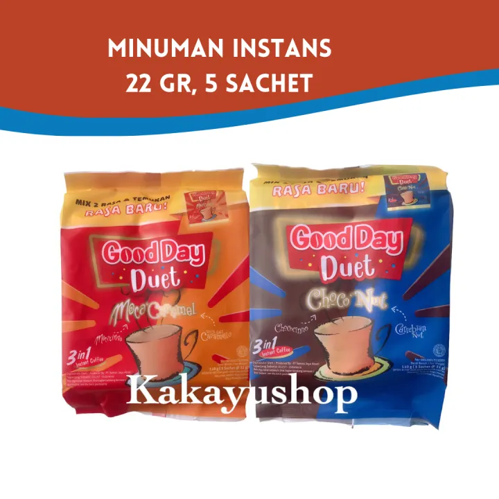 GOOD DAY Duet Instant Coffe 110 gr sachet 5 Sachet - 22 gr - Minuman ...