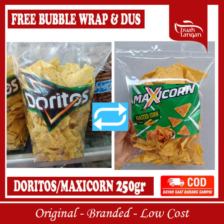 MaXCorn/Doritos Snack Original Branded Buah Tangan Kemasan 250gr ...