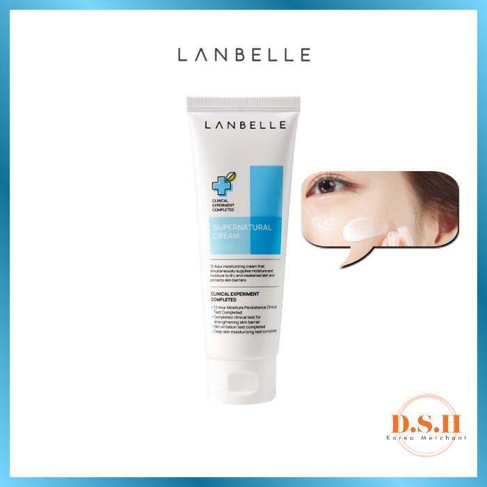 Lanbelle SuperNatural Cream 75ml (72 hours moisturizing Weak acidic Skin barrier cream Super ...