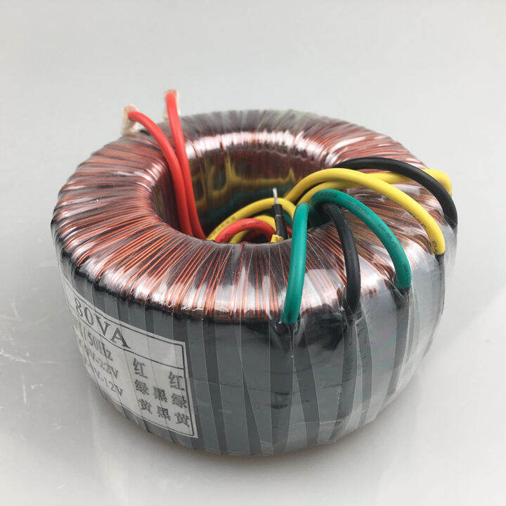 24V-0-24V Ring transformer 50VA 220V input Dual 24V custom toroidal transformer for power supply ...