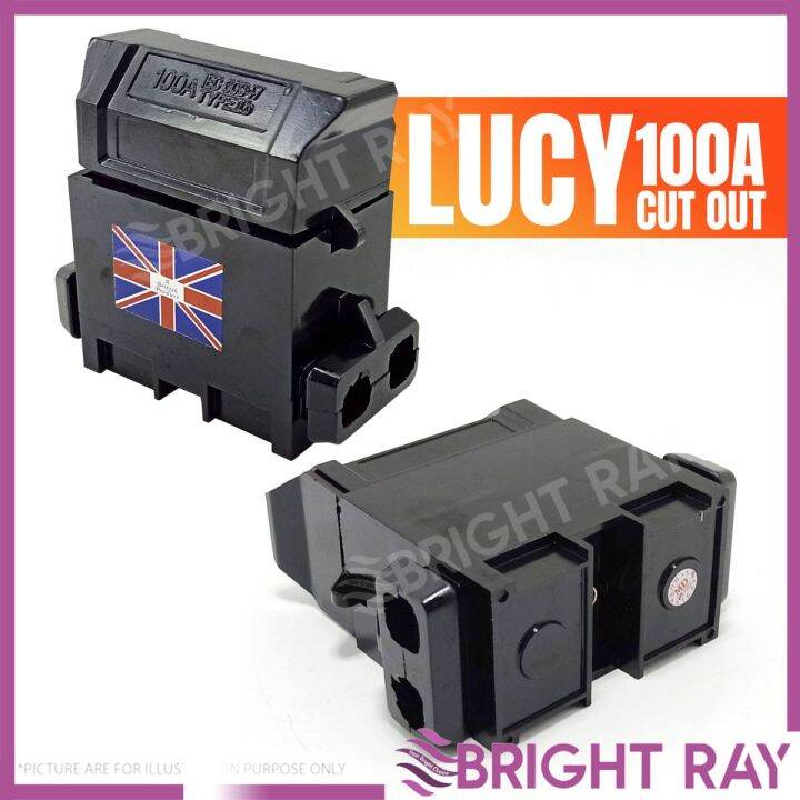 [TNB] LUCY 100A 250V/ 415V Cut Out Unit With Fuse TNB Meter Kwh | Lazada