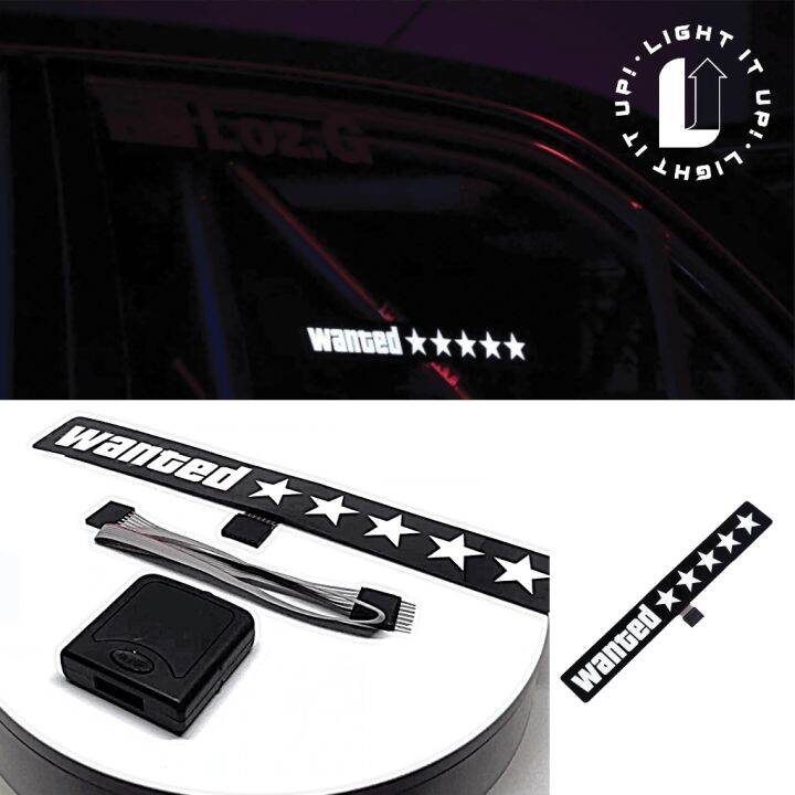 LED Sticker Wanted / Windshield Sticker / GTA Sticker | Lazada PH