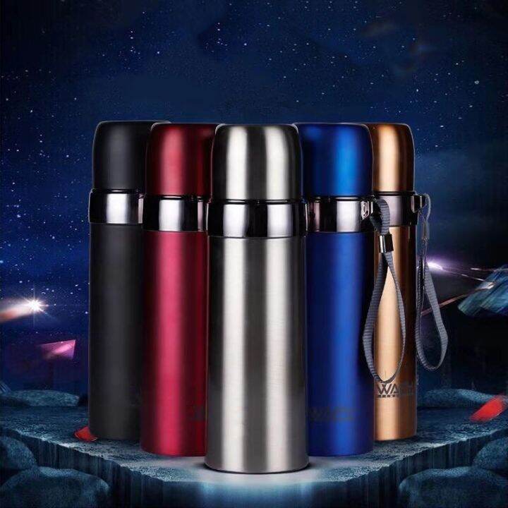 Termos Stainless Steel 304 Tali Polos Dengan Gantungan Termos Vacuum ...