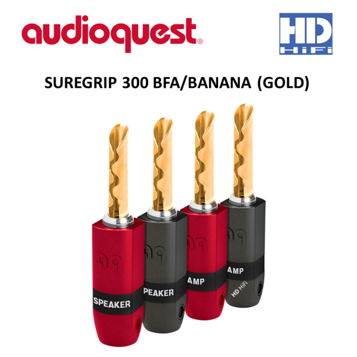 AUDIOQUEST SUREGRIP 300 BFA/BANANA GOLD | Lazada.co.th