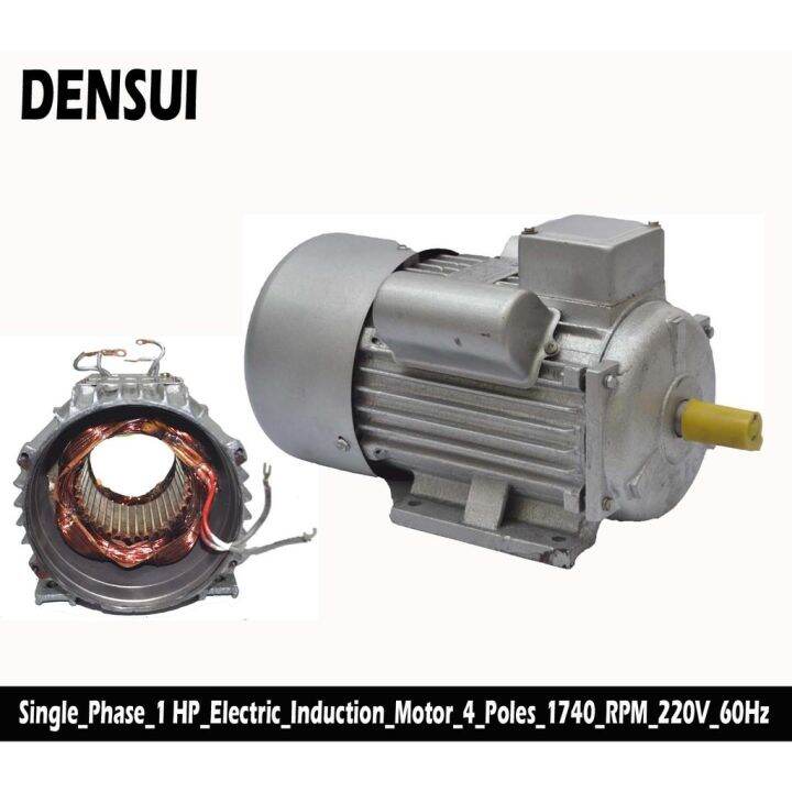 【COD】 Densui-Nikko 1HP Single Phase 100 Pure COPPER Motor 4 Pole 1720 ...