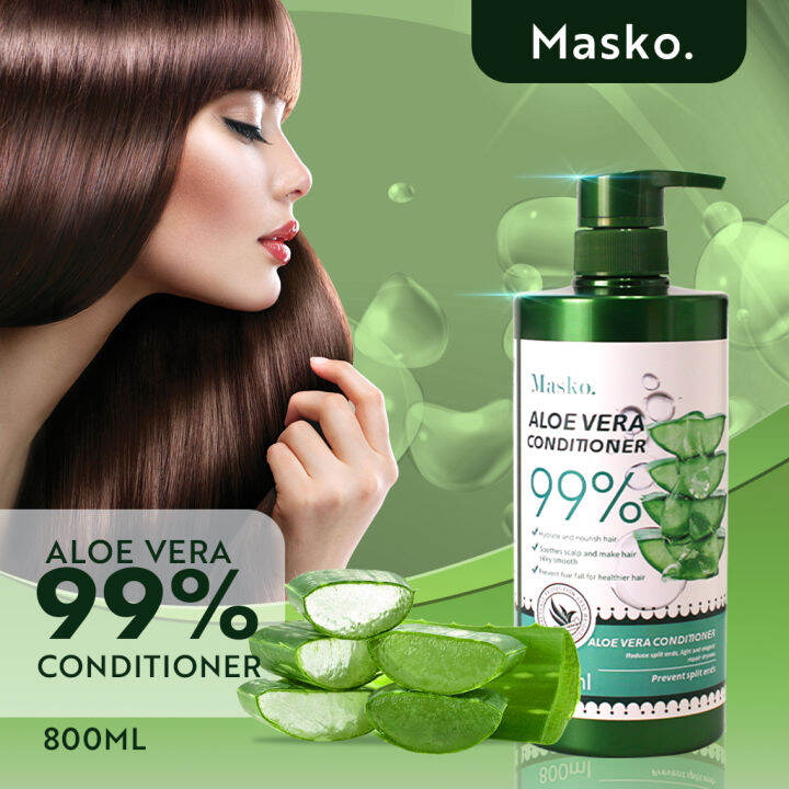 Masko. Aloe Vera Extract +Vitamin E Hair Moisturizing Conditioner 800ml ...