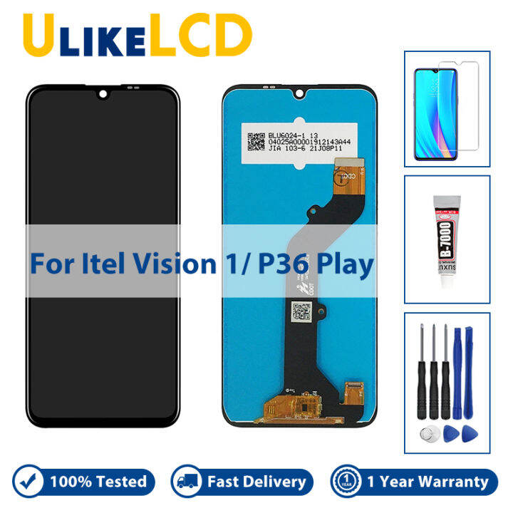 ใหม่6.1 "LCD สำหรับ Itel Vision 1 L6005ชิ้นส่วนจอสัมผัสแอลซีดีของ ...